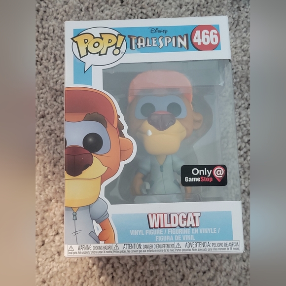 Disney | Toys | Disney Pop Talespin Wildcat Figure With Orange And Blue ...